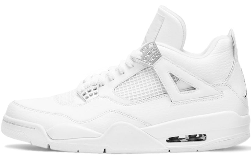 Air Jordan 4 Retro '25th Silver Anniversary' White/Metallic Silver 408 ...